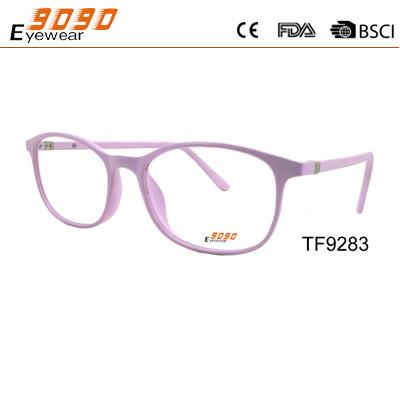China 2018 marcos ópticos calientes del estilo TR90 de la venta, marco púrpura del color, conveniente para las mujeres en venta