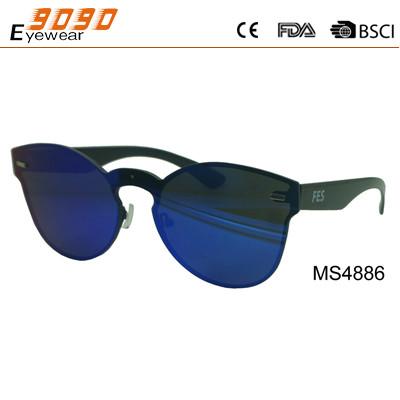 China el estilo caliente de la venta 2018 duplicó gafas de las sombras de los vidrios del diseñador de las gafas de sol en venta