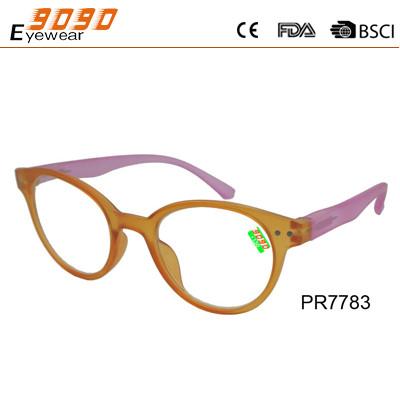 China Vidrios de lectura de moda, hechos de bastidor plástico, convenientes para los hombres y las mujeres en venta