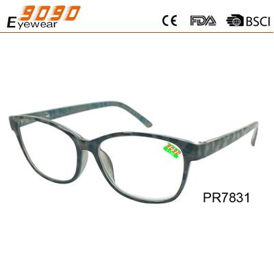 China Los vidrios de lectura de la simplicidad de la moda del rectángulo con la primavera se articulan, conveniente para los hombres y las mujeres en venta