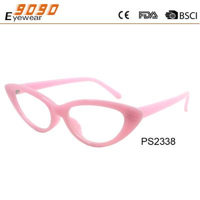China El gato-ojo hermoso 2019 de la muchacha forma las gafas de sol, hechas del plástico en venta