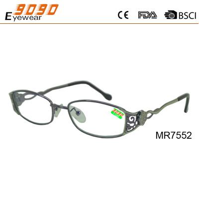 China Vidrios de lectura de moda del estilo los 2019 más nuevos con acero inoxidable, piezas de metal en el templo en venta
