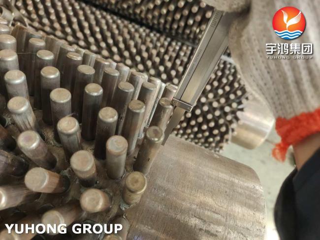 ASME SA106 Gr.B Carbon Steel Studded Tubes in industrial application