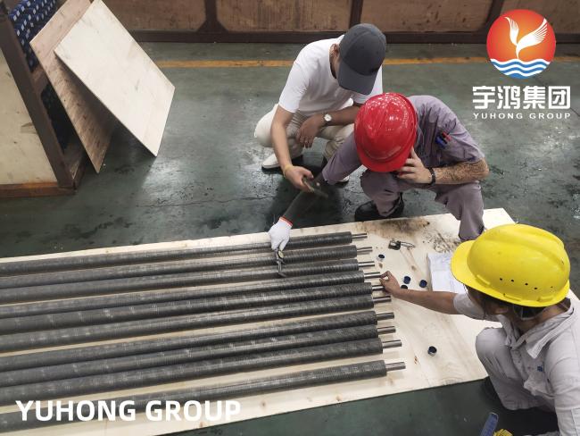 Extruded Fin Tube ASTM A312 TP304 product image showing detailed construction