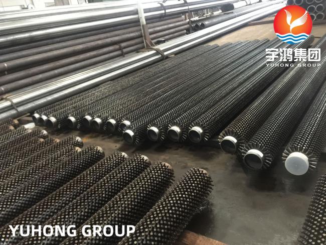 ASTM A106 Gr.B Carbon Steel Studded Fin Tube manufacturing process