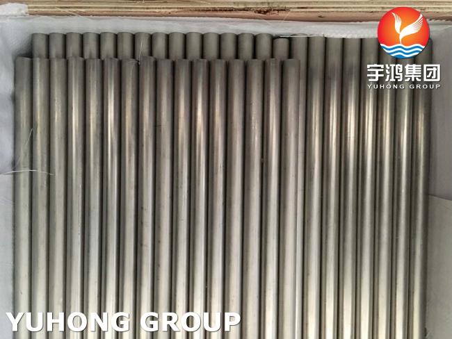 ASME SB338 GR7 Titanium Alloy Heat Exchanger Tube for power plant applications