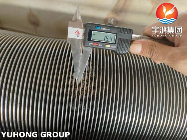 High Frequency Welding Fin Pipe ASTM A312 TP347H Stainless Steel for HRSG Systems