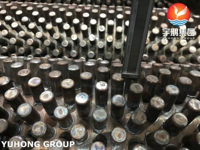 Cina ASME SA335 P9 Tubi a pinne con stucco in lega di cromo e molibdeno per forni ad alta temperatura in vendita