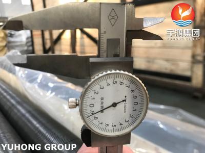 China SA335 P9 Solid Finned Pipe For Waste Heat Recovery And Steam Boiler for sale