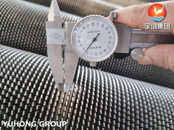Quality Heater HFW Serrated Fin Tube ASTM A312 TP304H With Stainless Steel Fins for sale