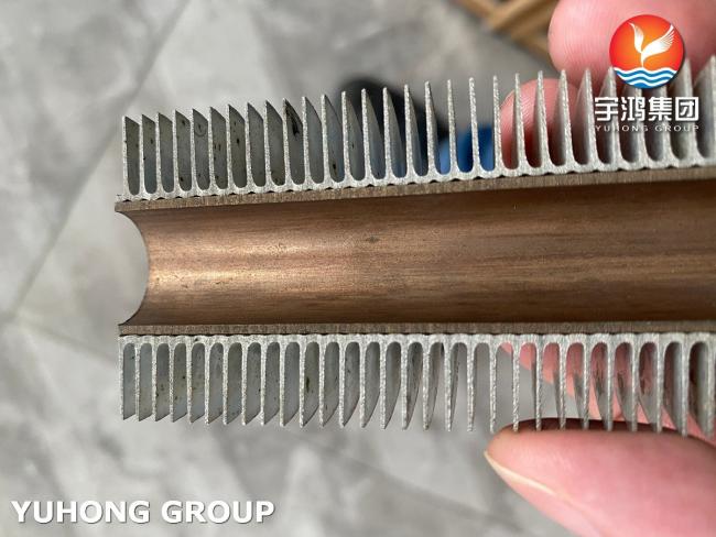 ASME SA249 TP304 extruded finned tubes manufacturing process