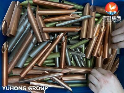 Cina UNS C71500 Lega di rame e nichel 70/30 Tubo condensatore per trasferimento di calore potenziato in vendita