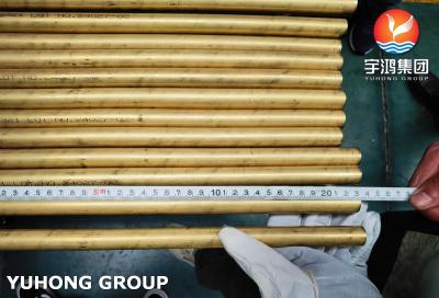 Cina Acciaio in lega di rame ASTM B111 C68700 Tubo per scambiatori di calore nei sistemi di raffreddamento in vendita