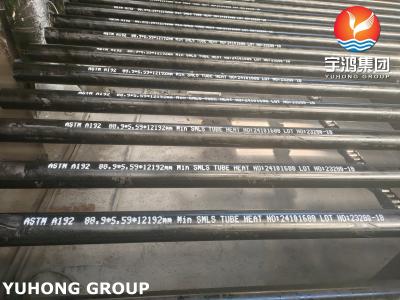 China ASTM A192 Nahtloser Rohr aus hochdruckendem Kohlenstoffstahl für Wärmetauscher-Superheizer zu verkaufen