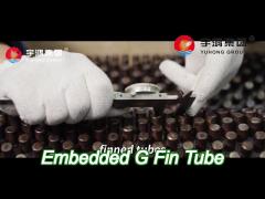 Low Alloy Steel Embedded G Type Fin Tubes ASTM A213 T5 In Air Cooled Heat Exchanger