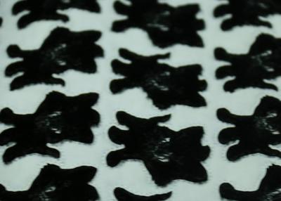 China Animal Embroider PV Plush Fabric Shrink - Resistant For Adult for sale