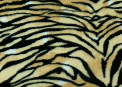 China Professional PV Plush Fabric With Tiger Pattern Design PV-112 for sale