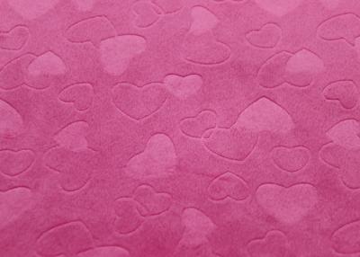 China Pink Dyeing Waterproof Soft Minky Fabric Multi Purpose MInky Fabric-020 for sale