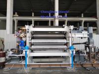 China Y Type Three Roller Fabric Calender Machine 480×2020 | 150m/min Speed | Automatic Operation for sale