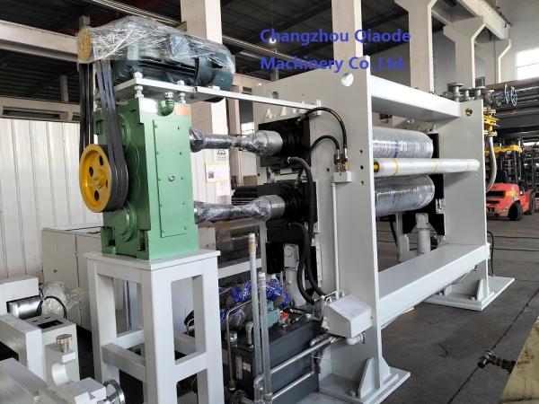 ημερολογιακή μηχανή ρόλων CE δύο υφάσματος 420×2020mm μη υφανθείσα