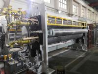 China 500×2920 Two Roll Calender Machine with 650m/min Speed and 6000mm Width for Nonwoven Fabric Processing for sale