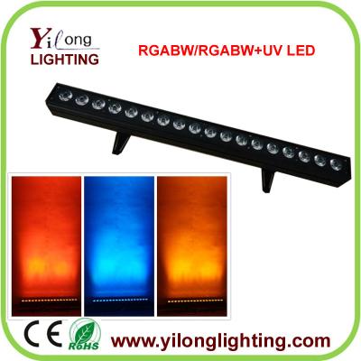 China high power 18PCS 15W RGABW led wall washer wedding decoration 5in1 for sale