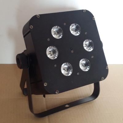China factory price 6X15W RGABW battery recharged led par light,battery powered led stage light,wireless up light for sale