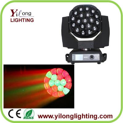 China 19PCS RGBW 4in1 beam wash bee eyes dmx512 led moving head lighting,club lighting,DJ light,moving head wash for sale
