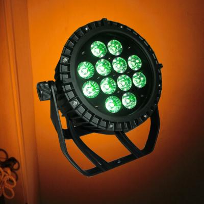 China cheap ip65 rgbaw 12PCS waterproof led par light,outdoor stage lighting,led uplighting,ip65 led par for sale