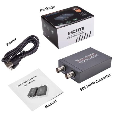 China Dual Output SDI To HDMI+SDI Converter 3G-SDI/HD-SDI To HDMI 2.97Gbps for sale