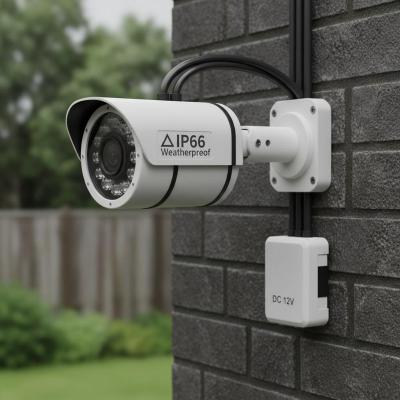 China DC 12V Battery Powered Waterproof Surveillance Camera Featuring IP66 Weatherproof Rating and 3 Axis Mounting for Outdoor for sale