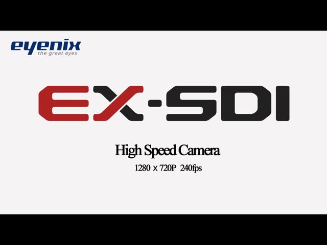 Industrie-Hochgeschwindigkeitskamera. 720P@240FPS mit 1/16 langsamer Bewegung.