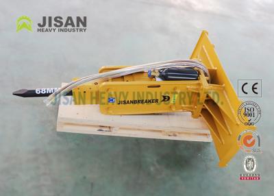 China Wheel Track Mini Hydraulic Post Hole Digger / Breaker Skid Steer for sale