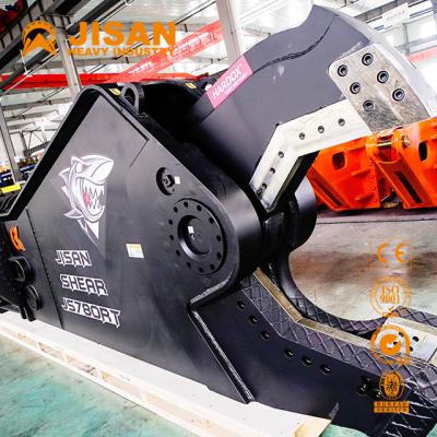 China 70ton Bagger Scrap Cutting Hydraulic schier für die einzylindrige Stahlkonstruktions-Demolierung for sale