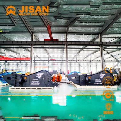 China 80ton Hydraulic Scrap Metal Shear Heavy Duty Mobile Demolition 850 Mm for sale