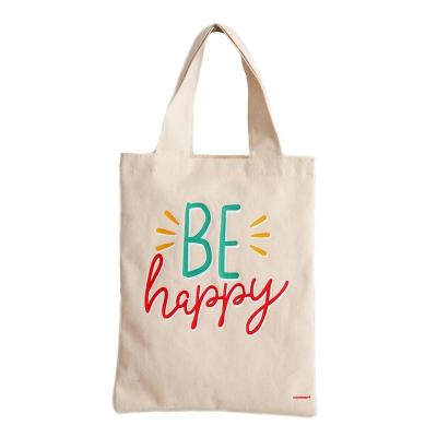 China Factory Direct Batch of Lettered Party Festival Fashion Custom Supermarket Shopping Bags Portable Canvas Bags for sale