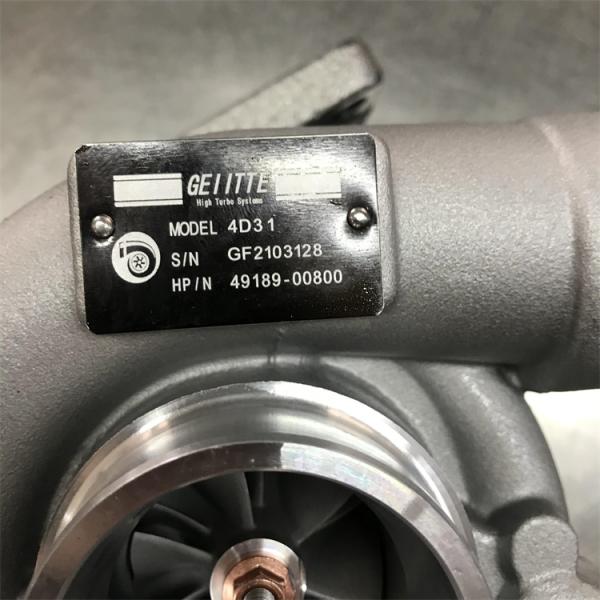 Quality 49189-00800 Turbocharger for Kobelco Excavator Sk140-8 Engine 4D31 Excavator for sale