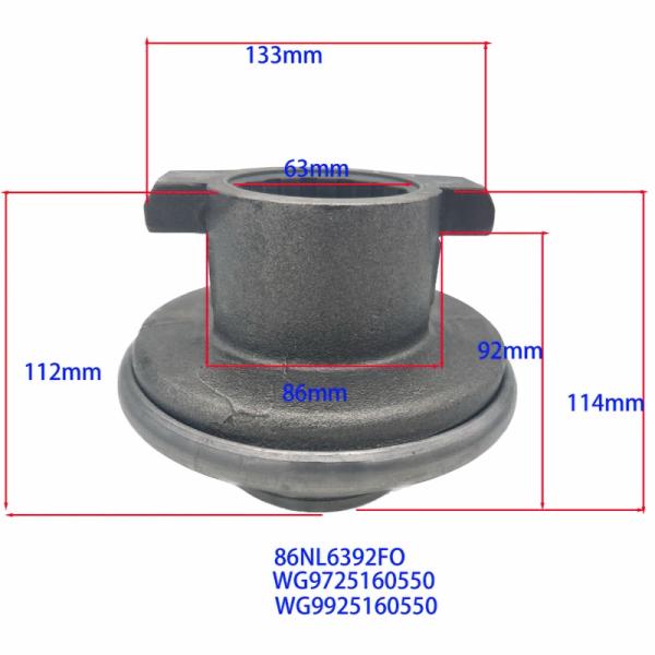 Quality Nl6392fo Clutch Separation Bearing Automotive Truck Heavy Air Tension Bearing for sale