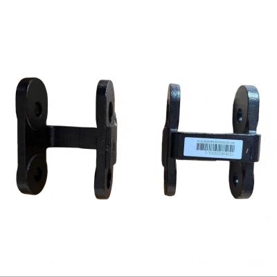 China Black Anti-Rust Painted Leaf Spring Connecting Bracket FG9806520015 For Sinotruk Light Truck Suspension Replacement Part for sale