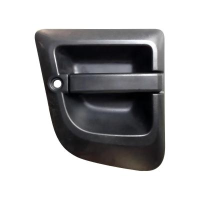 China Heavy Truck Driver Side Exterior Door Handle Base DZ14251340041 Matte Black Reinforced Plastic Outer Pull Handle Support Frame for sale