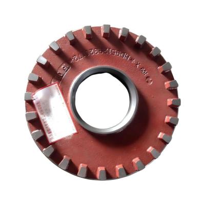 China Red Anti-Rust Coating Axle Differential Adjustment Nut HD95129320172 Precision Internal Thread Wheel Bearing Setting Nut for sale
