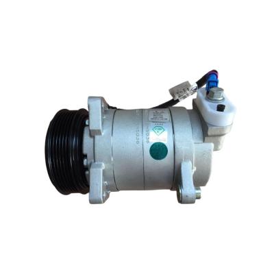 China Heavy Truck Multi V-groove AC Compressor DZ13241824112 Air Conditioning Pump Replacement For Shacman for sale
