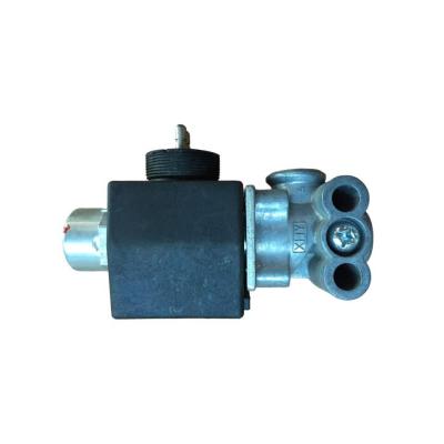 China Heavy Truck Normally Open Solenoid Valve DZ9100716008 Double Connector Pneumatic Solenoid Valve Truck Air Valve for sale