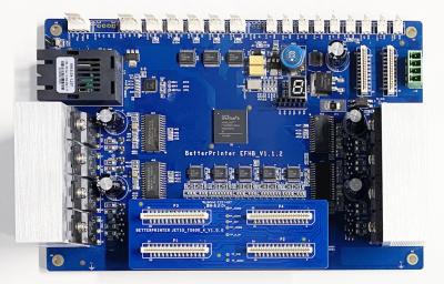 Cina Stampatore capo Board Inkjet Board del porto di rete della stampa del tessuto dello schermo piatto Tx600 quattro UV in vendita