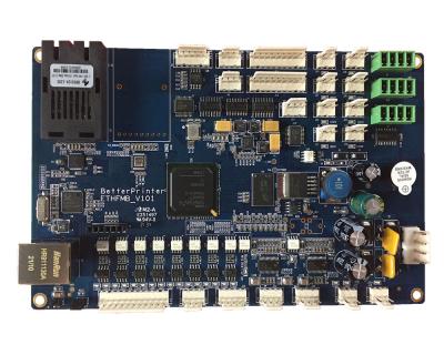 Cina Stampatore capo Board Inkjet Board del porto di rete della stampa del tessuto dello schermo piatto Tx600 quattro UV in vendita