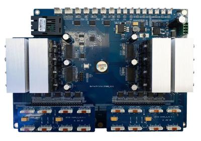 China Textile Thermal Transfer Ellipse Digital Heat Press Filming Printer Board I3200 Four Head for sale