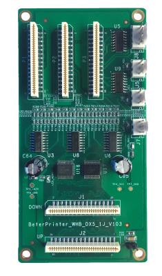 China DX5 Single Head Inkjet Print Control System Inkjet Board voor flatbedprinter Te koop