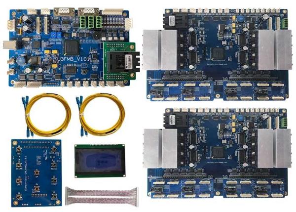 Υφαντικός ψηφιακός ωοειδής εκτυπωτής USB3.0 I3200 οκτώ επικεφαλής πίνακας Inkjet