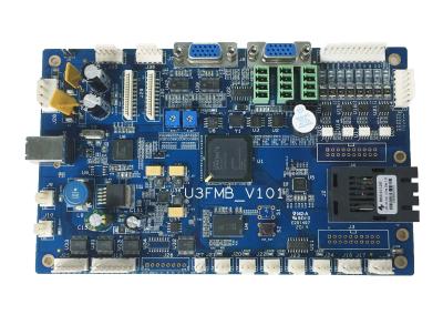 Cina Bordo capo del getto di inchiostro USB3.0 I3200 quattro di fibra ottica per la stampante ovale di Digital del tessuto in vendita