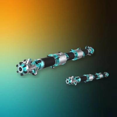 China 300mm Pipe Crawler Robot 6 Module Ecosystem Integrated Thermal Robotic Crawler Laser for sale